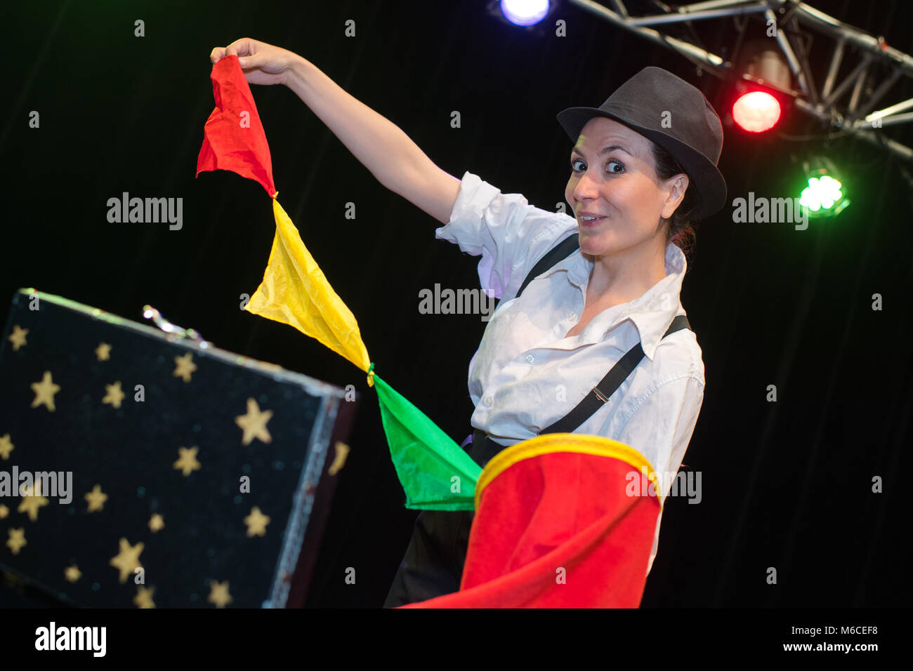Female magician hi-res stock photography and images - Alamy