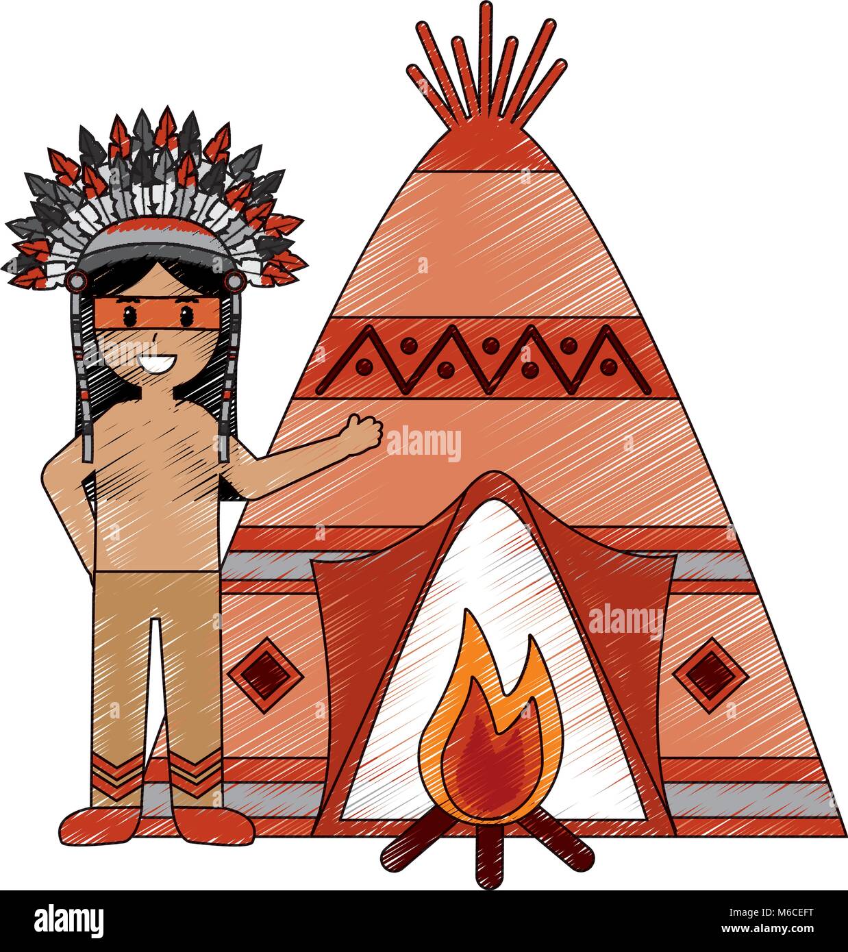 native american icon image Stock Vector Image & Art - Alamy