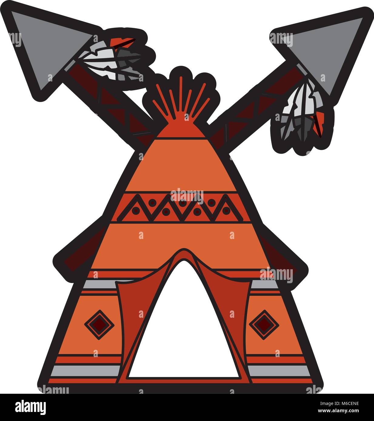 teepee home native american icon image Stock Vector Image & Art - Alamy