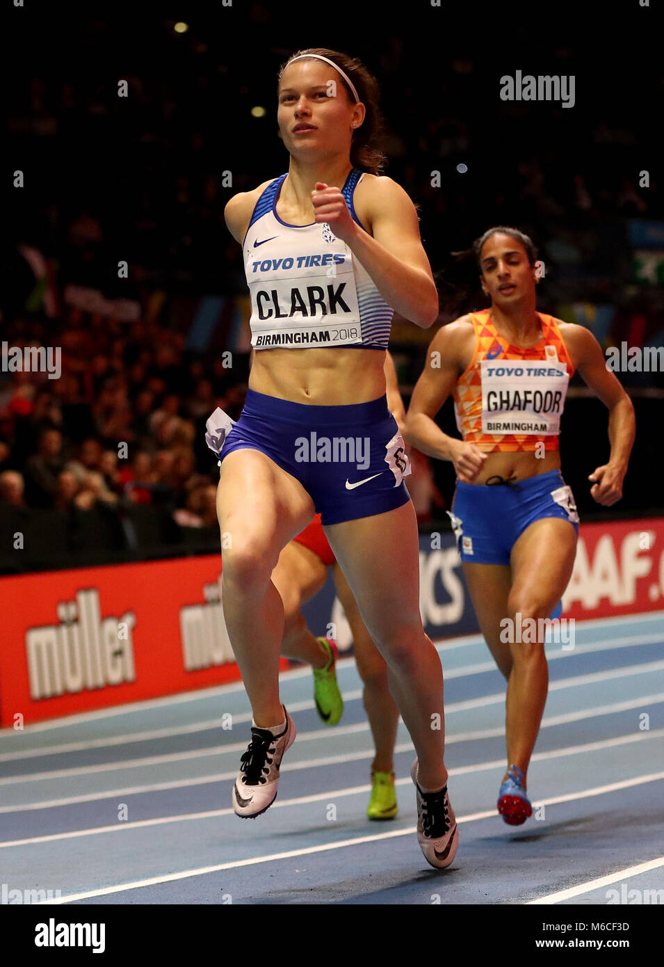 Great Britain's Zoey Clark during the Women's 400m Heat 2 during day ... Great Britain's Zoey Clark during the Women's 400m Heat 2 during day ...