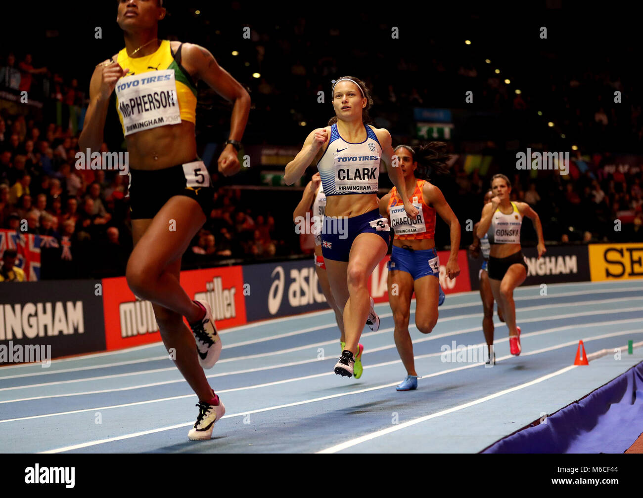 Great Britain's Zoey Clark during the Women's 400m Heat 2 during day ... Great Britain's Zoey Clark during the Women's 400m Heat 2 during day ...
