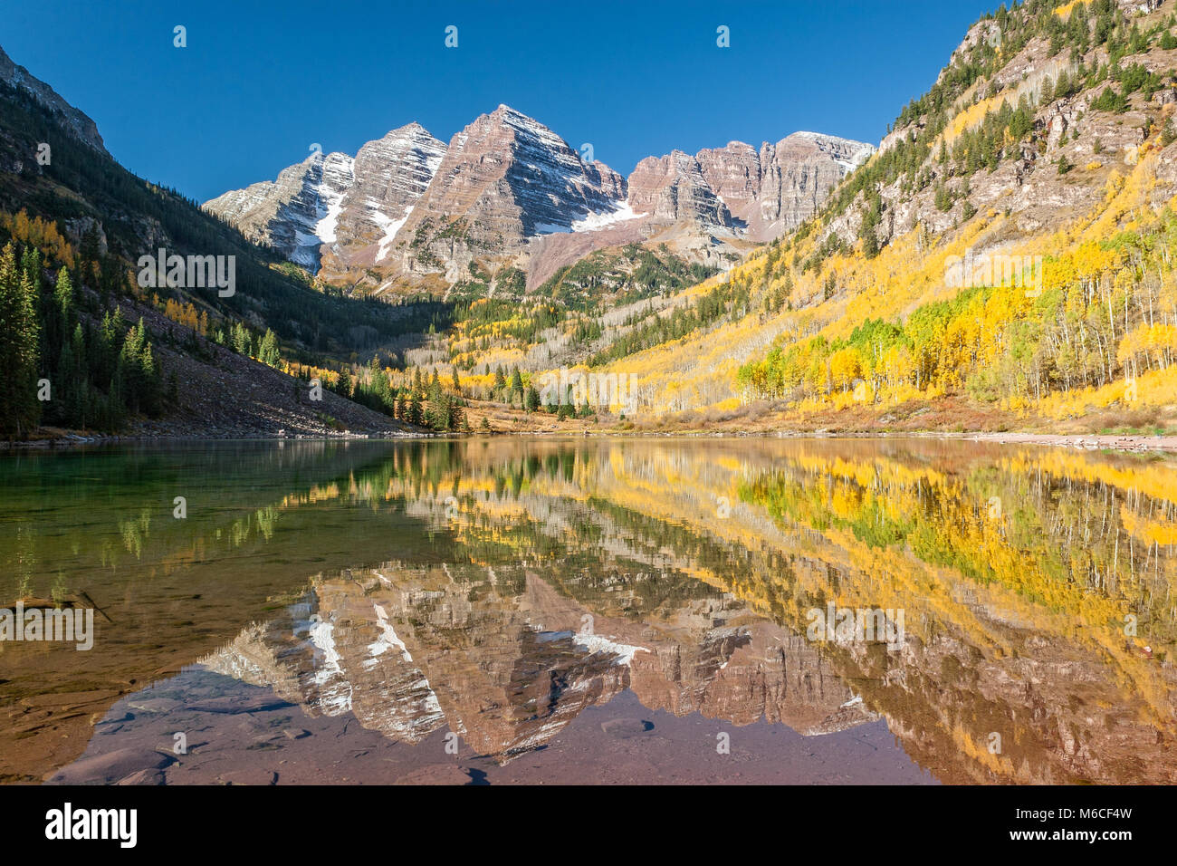 Maroon Bells Aspen Colorado Fall Landscape Stock Photo - Alamy