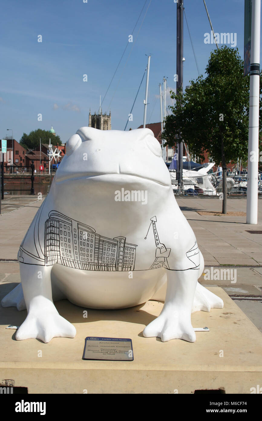 Toads in Hull inspired by Philip Larkin Toad poem Stock Photo - Alamy