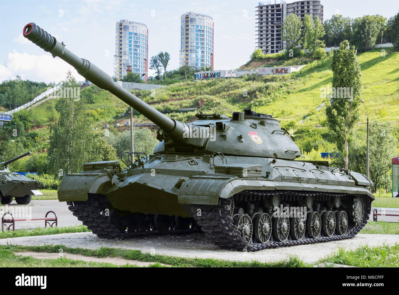 Nizhny Novgorod, Russia - Jul 19 2015: Soviet heavy tank T-10M ...
