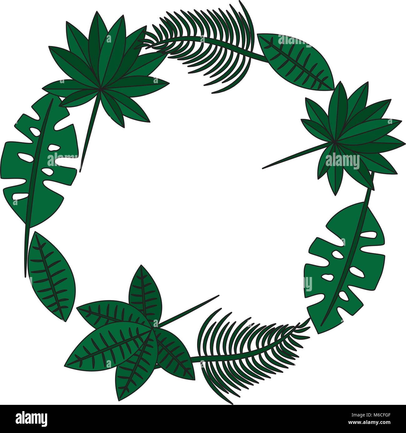 tropical leaf icon image Stock Vector Image & Art - Alamy
