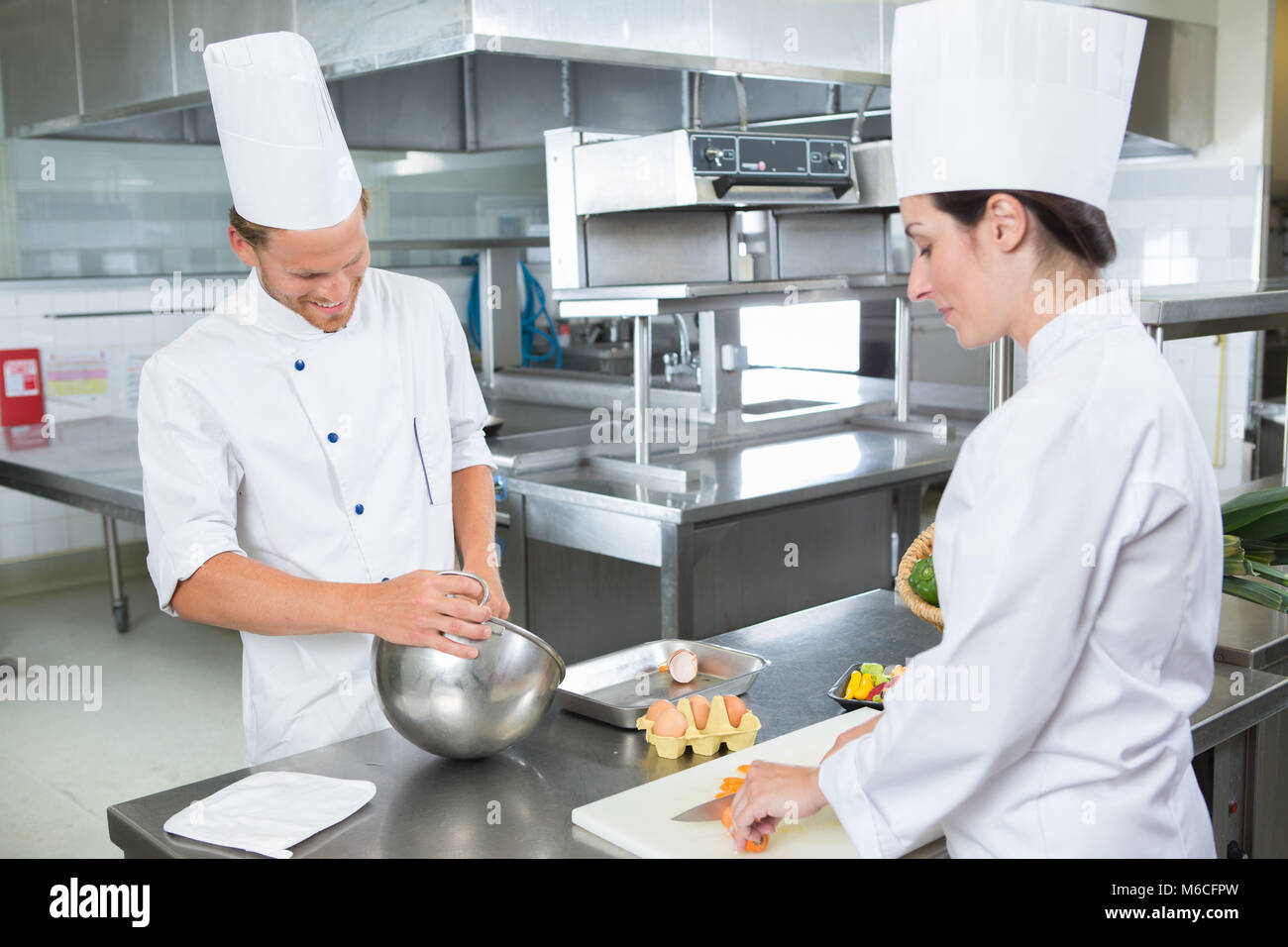 restaurants chefs at work Stock Photo - Alamy