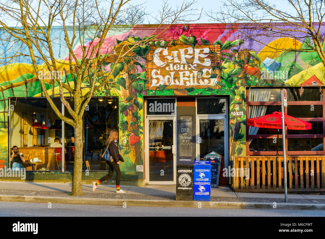 Cafe deux Soleils, Commercial Drive, Vancouver, British Columbia ...