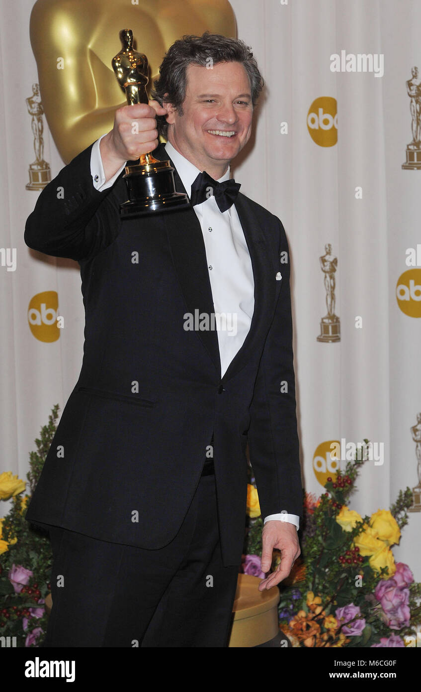 a Colin Firth 11 at the 83th Academy Awards at the Kodak Theatre In Los ...