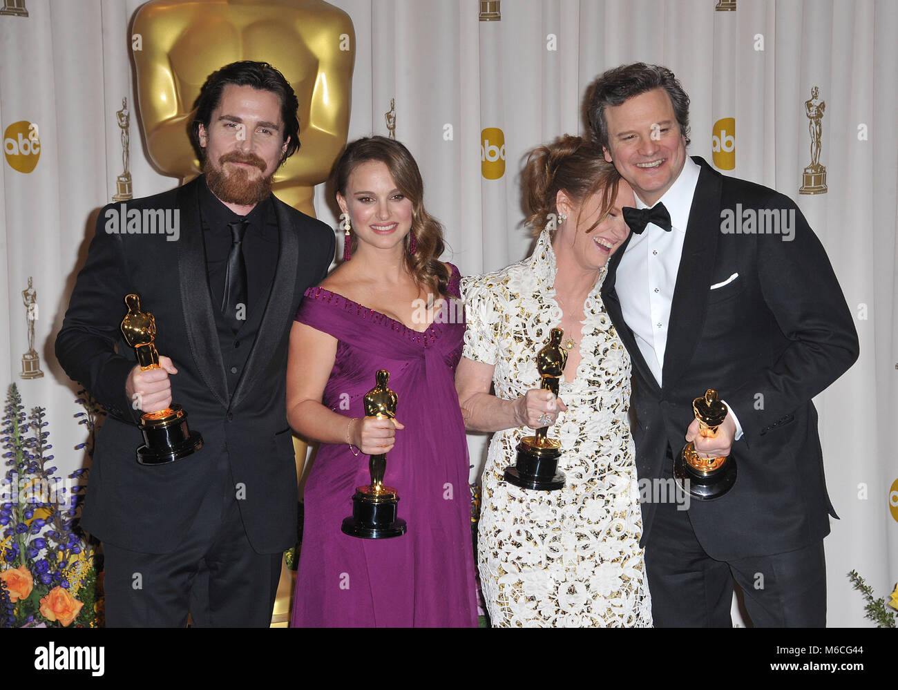 Christian Bale, Natalie Portman, Melissa Leo, Colin Firth 15 at the ...