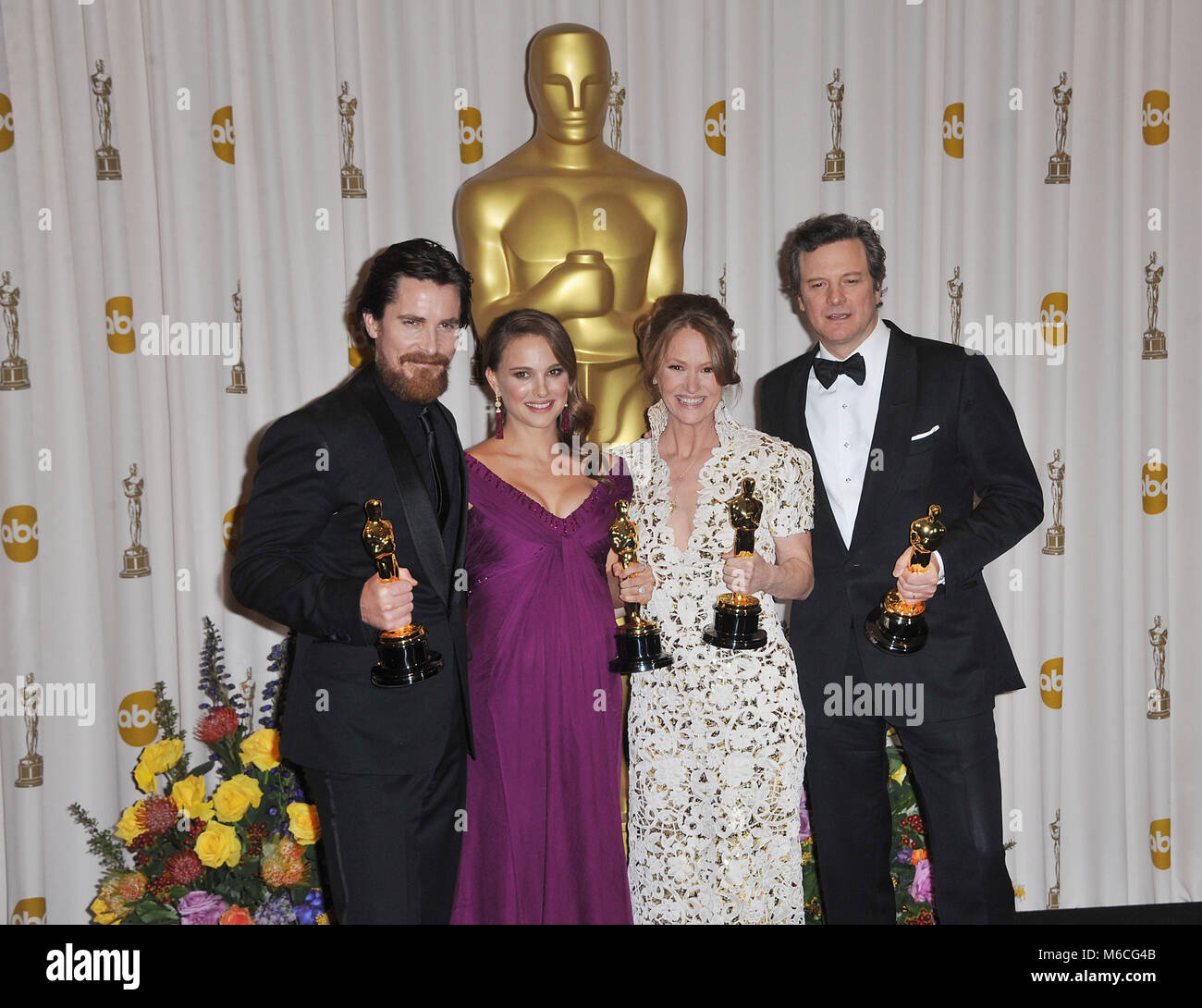 Christian Bale, Natalie Portman, Melissa Leo, Colin Firth 16 at the ...
