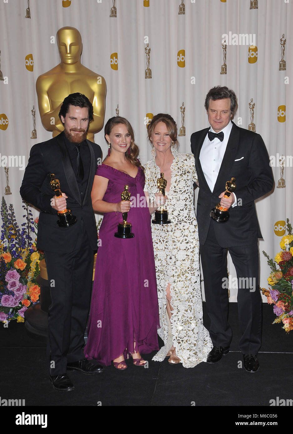 Christian Bale, Natalie Portman, Melissa Leo, Colin Firth 19 at the ...