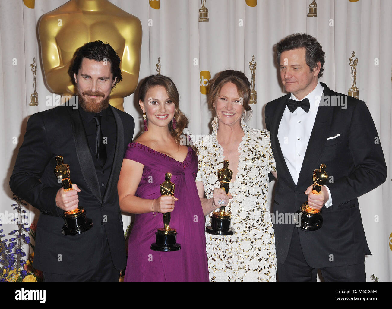 Christian Bale, Natalie Portman, Melissa Leo, Colin Firth 21 at the ...