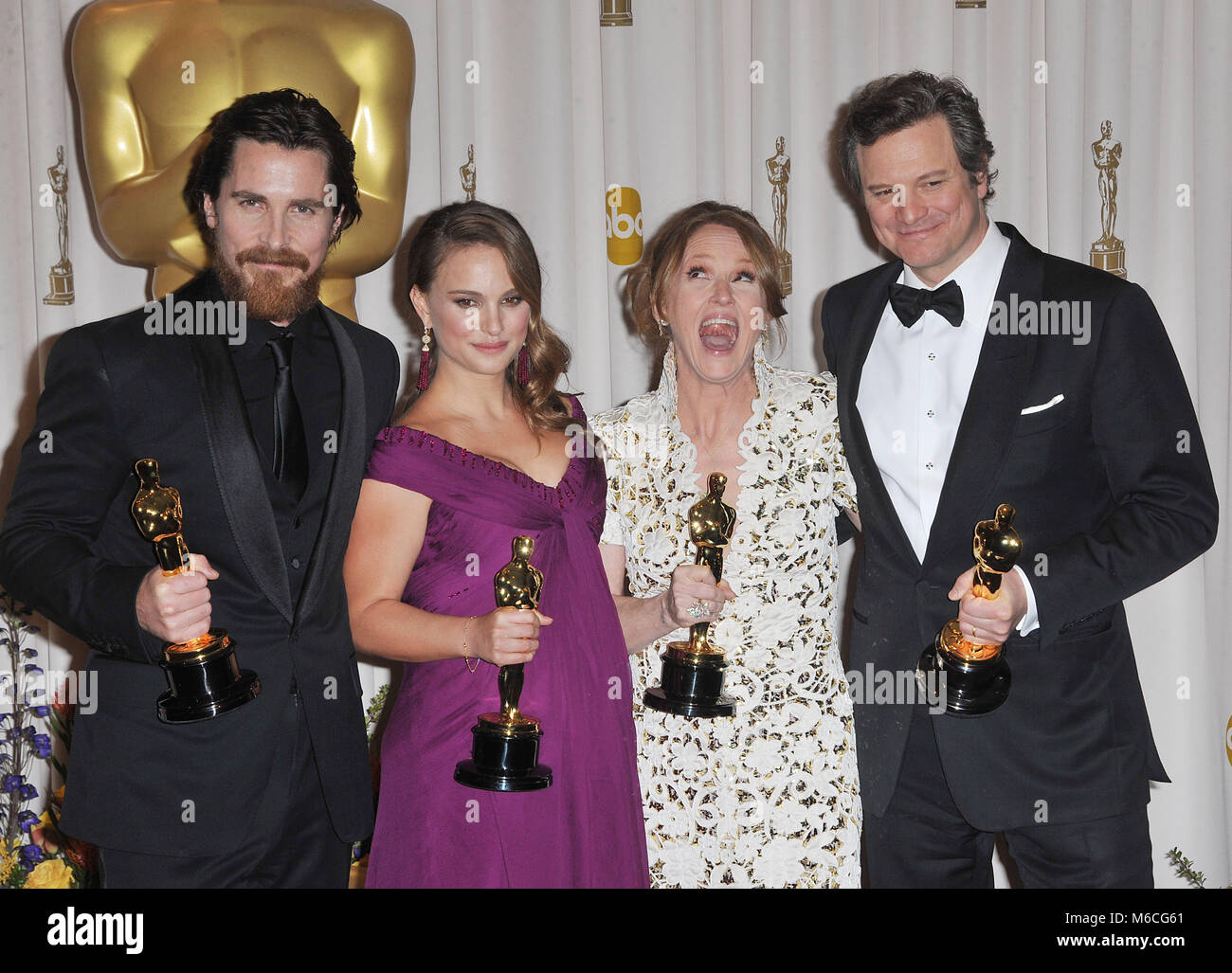 Christian Bale, Natalie Portman, Melissa Leo, Colin Firth 22 at the ...