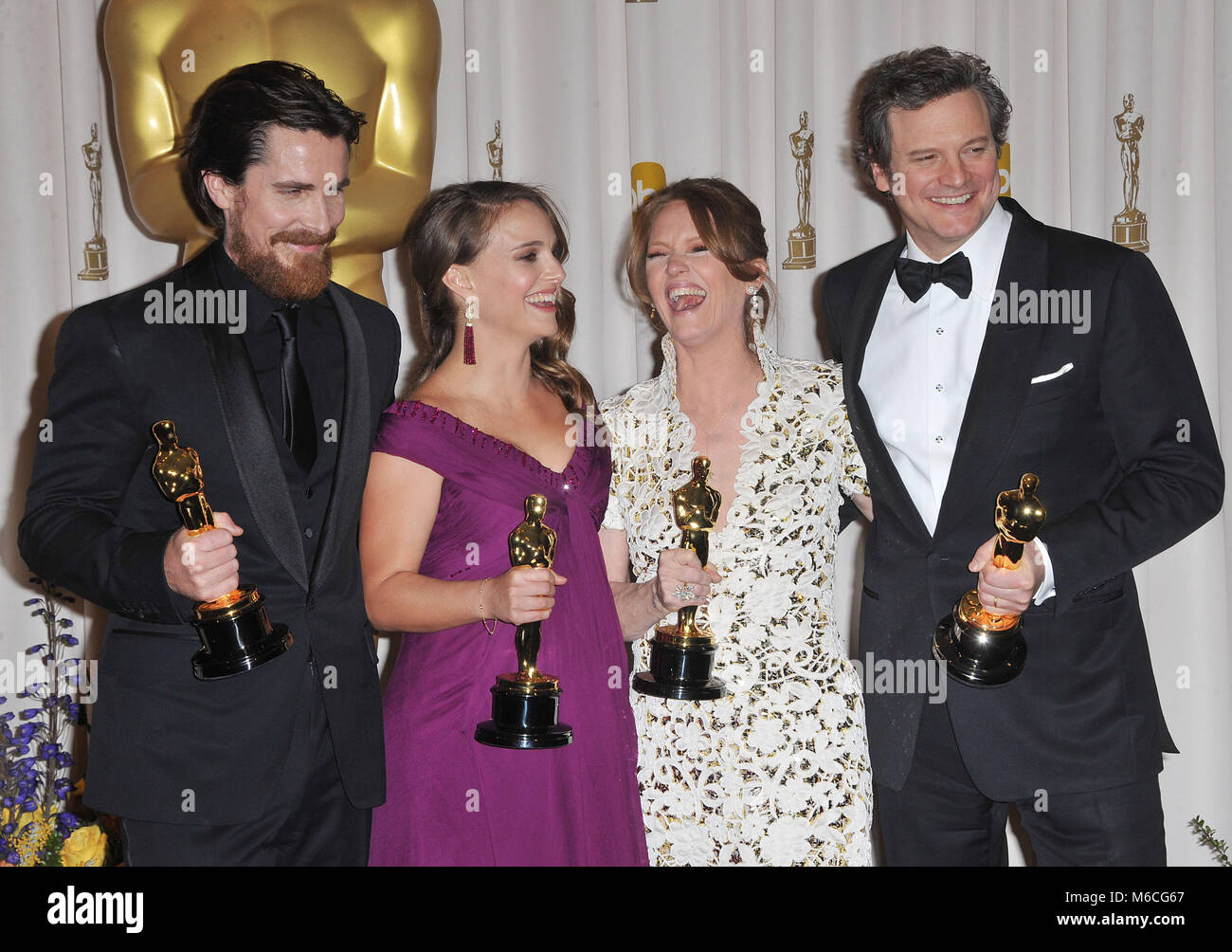 Christian Bale, Natalie Portman, Melissa Leo, Colin Firth 23 at the ...