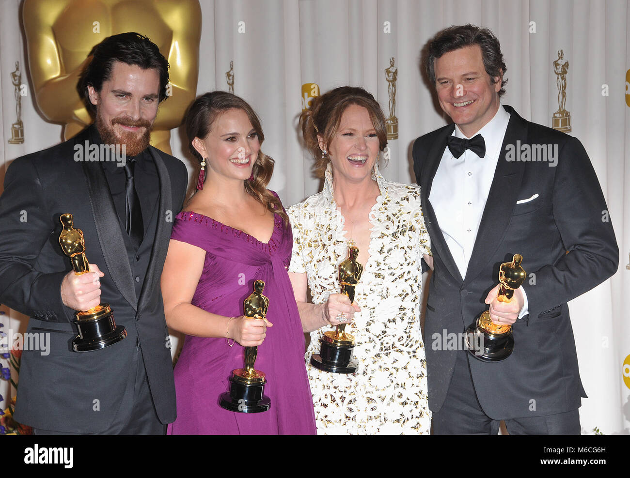 Christian Bale, Natalie Portman, Melissa Leo, Colin Firth 24 at the ...