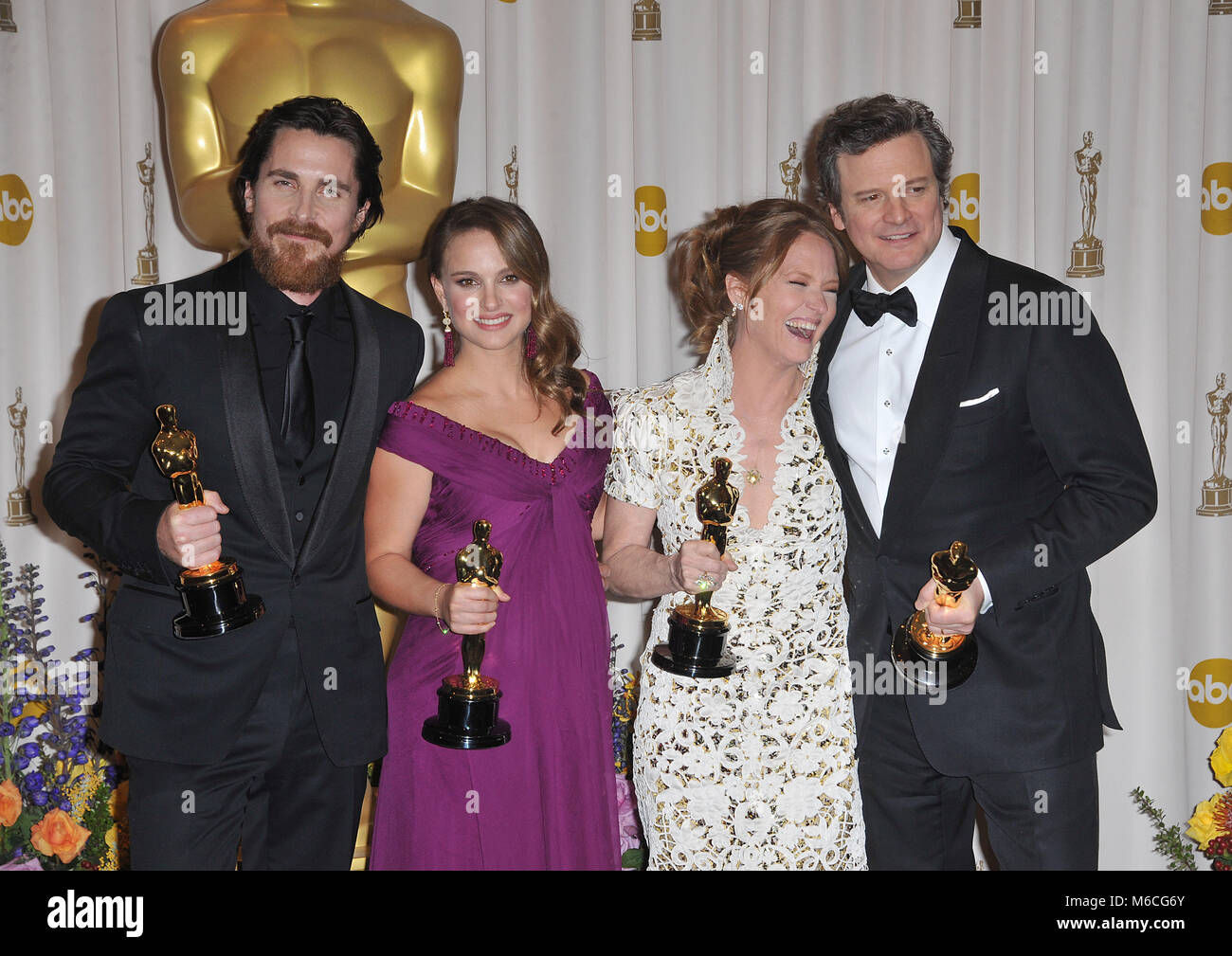 Christian Bale, Natalie Portman, Melissa Leo, Colin Firth 26 at the ...