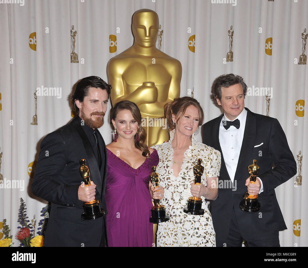 Christian Bale, Natalie Portman, Melissa Leo, Colin Firth 30 at the ...
