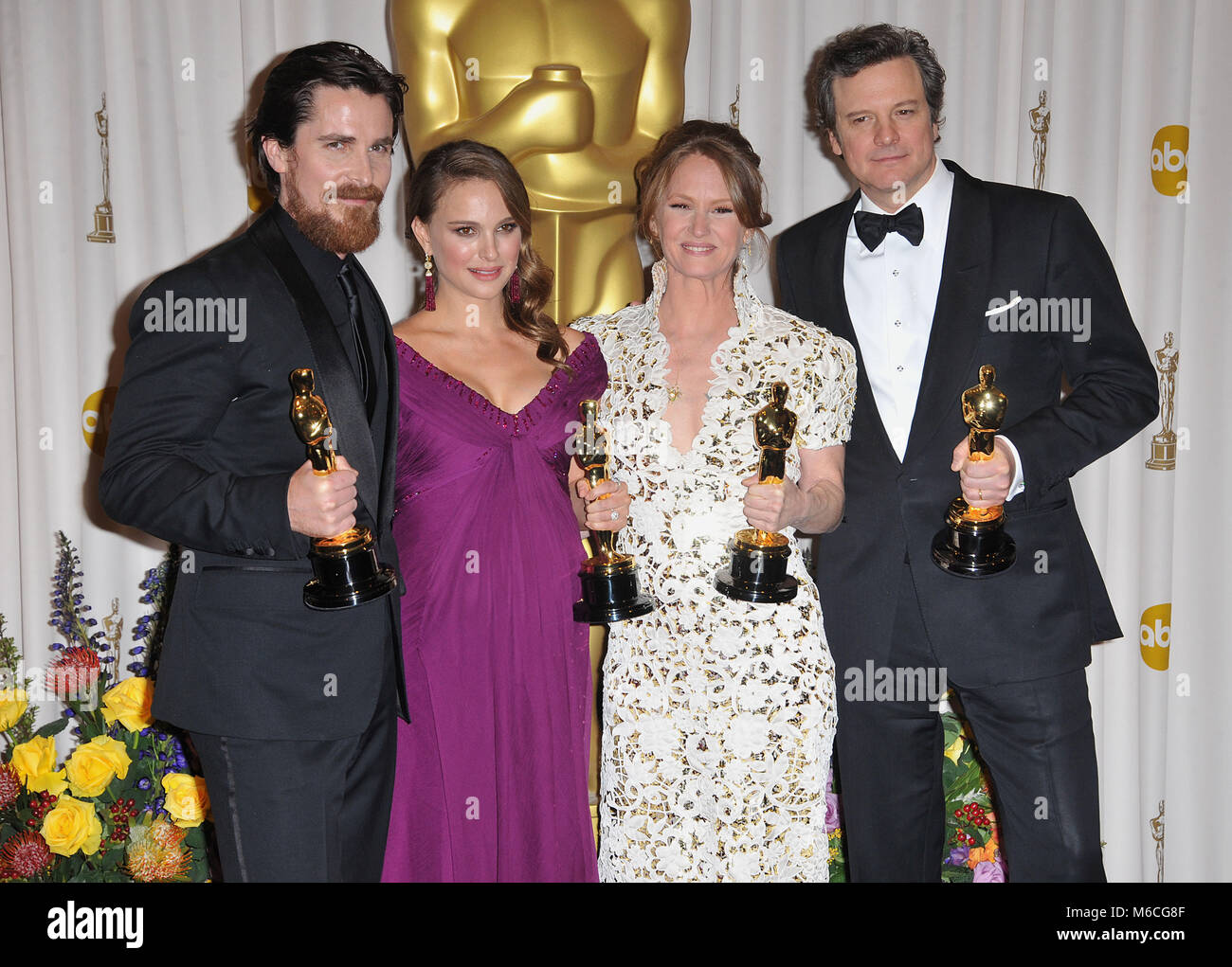 Christian Bale, Natalie Portman, Melissa Leo, Colin Firth 31 at the ...