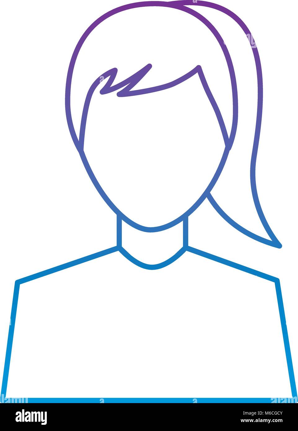 female avatar portrait character woman Stock Vector Image & Art - Alamy