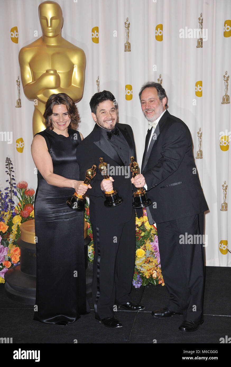 Lora Hirschberg, Gary A Rizzo, Ed Novick - oscars at the 83th Academy ...