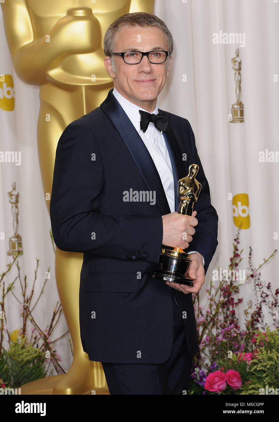 Christopher Waltz 377 Press Room at the 85th Academy Awards 2013 ...