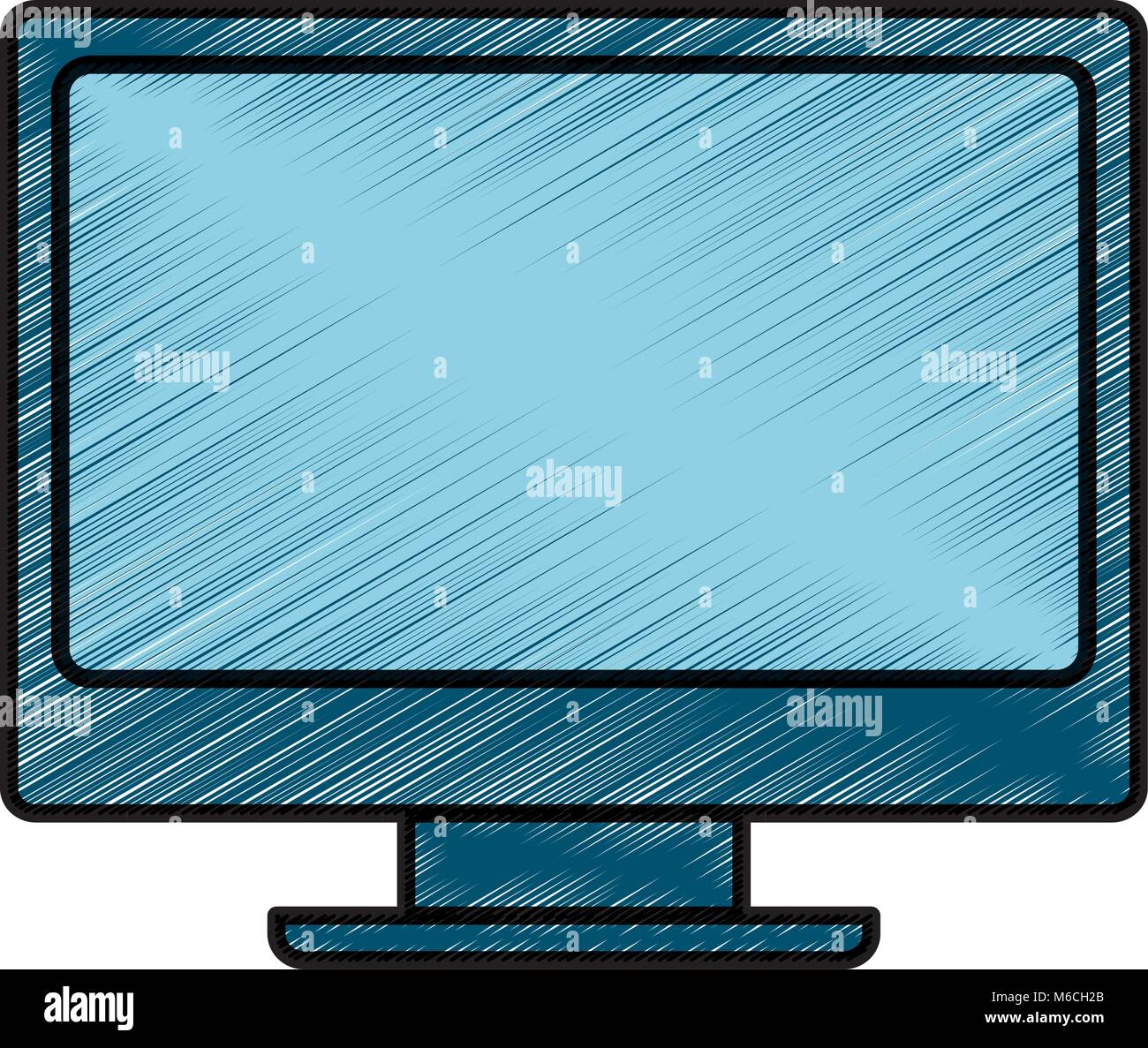 monitor computer screen device blank Stock Vector Image & Art - Alamy