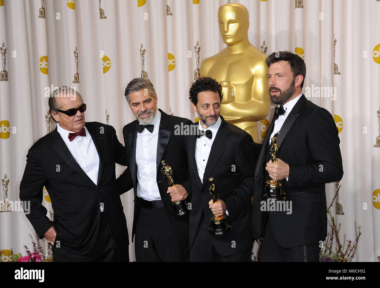 George Clooney, Grant Heslov, Ben Affleck and Jack Nickolson 297 Press ...