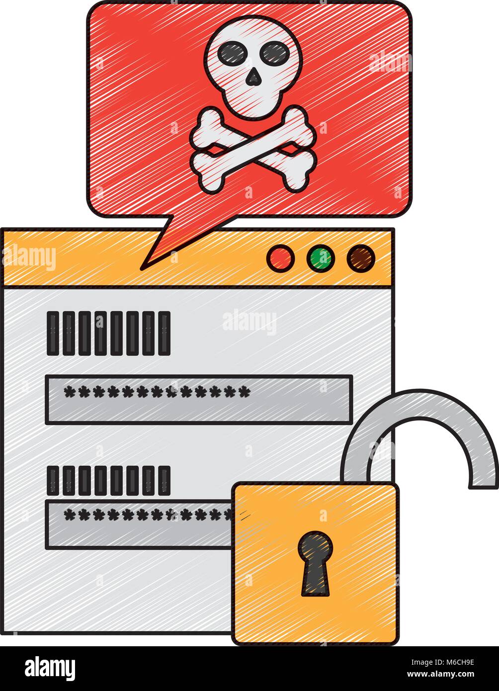 Error log Stock Vector Images - Alamy
