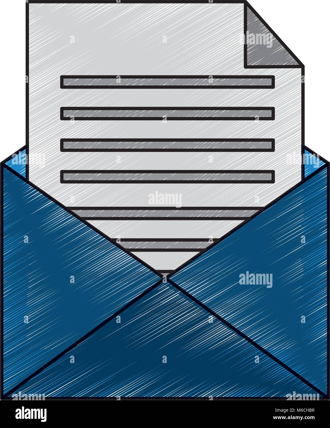 message envelope letter communication digital Stock Vector Image & Art ...