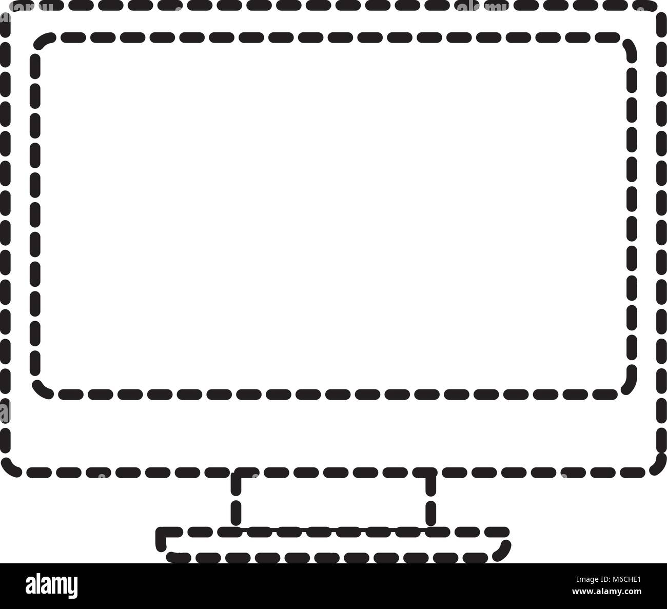 monitor computer screen device blank Stock Vector Image & Art - Alamy