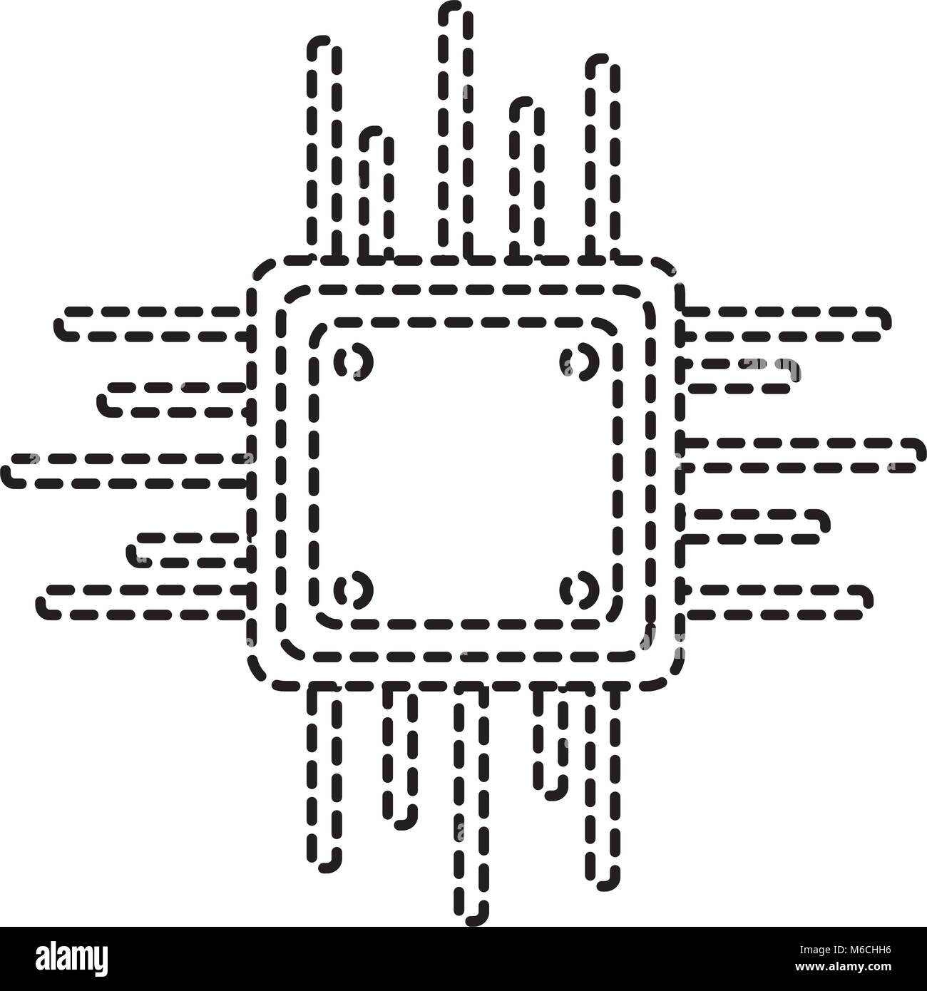 motherboard circuit software electrical technology Stock Vector Image ...