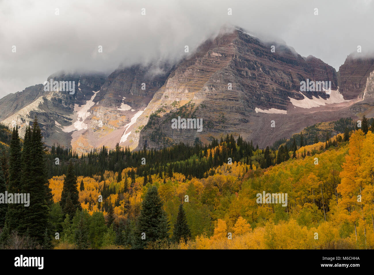 Maroon Bells Aspen Colorado Fall Landscape Stock Photo - Alamy