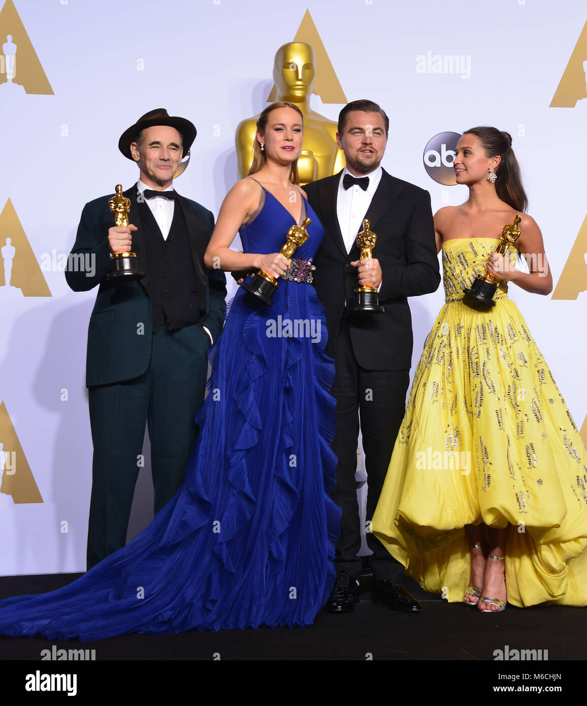 Mark Rylance, Brie Larson, Leonardo DiCaprio, Alicia Vikander 130 at ...