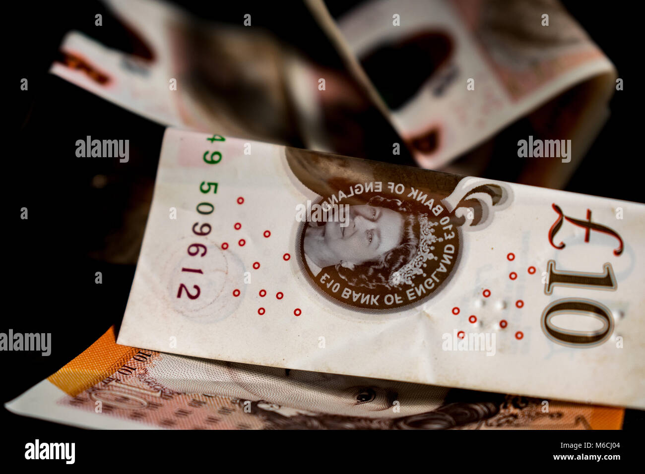 the new ten pound note Stock Photo - Alamy