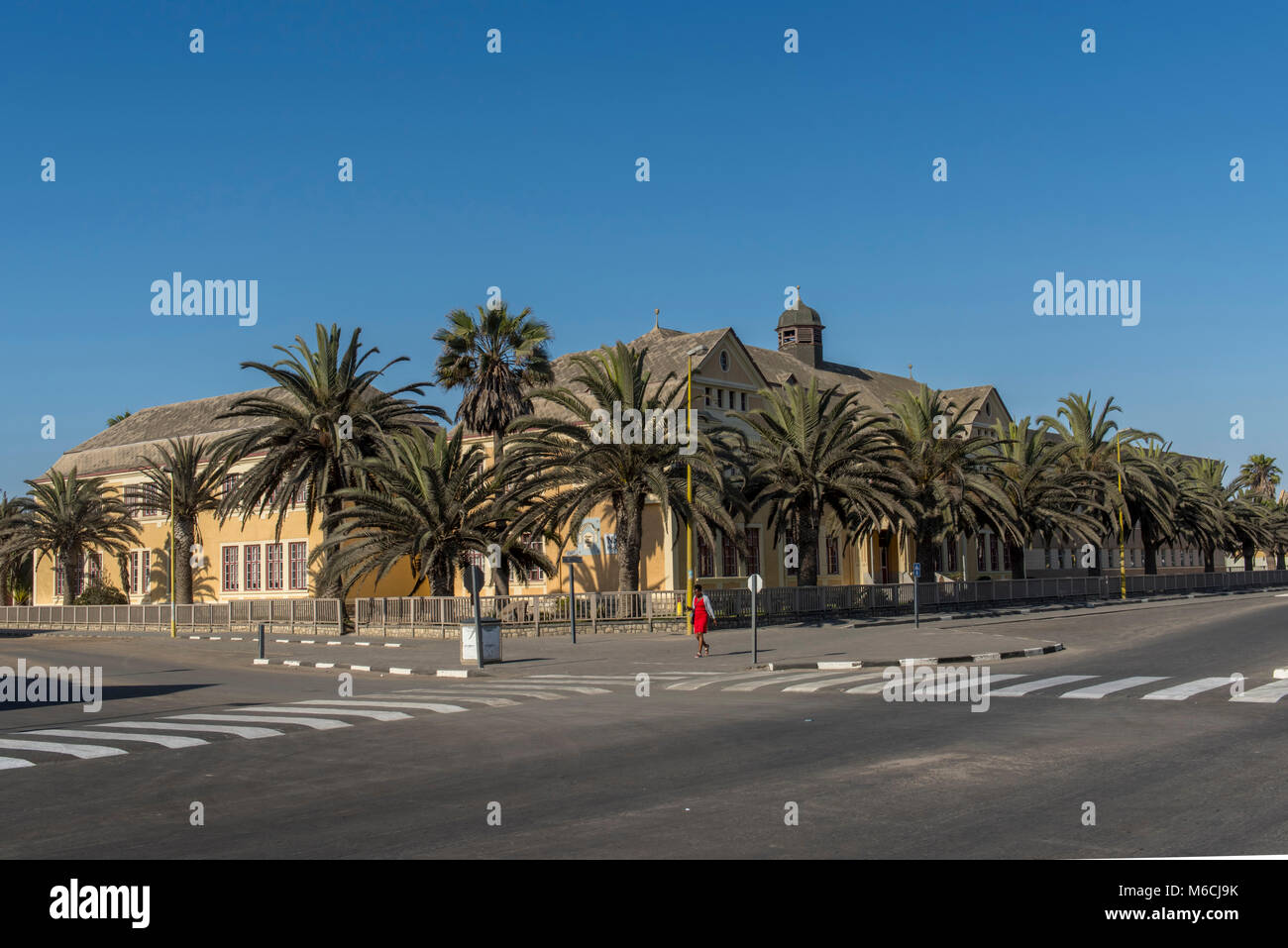 Namib-High-School, former German High School from 1913, Swakopmund ...