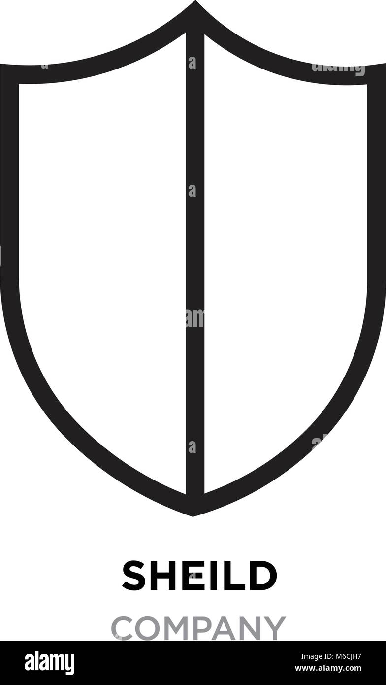 Safety sheild abstract Stock Vector Images - Alamy