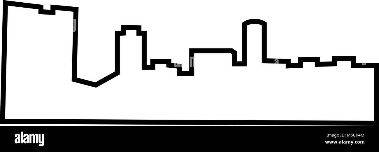 Skyline Silhouette Outline
