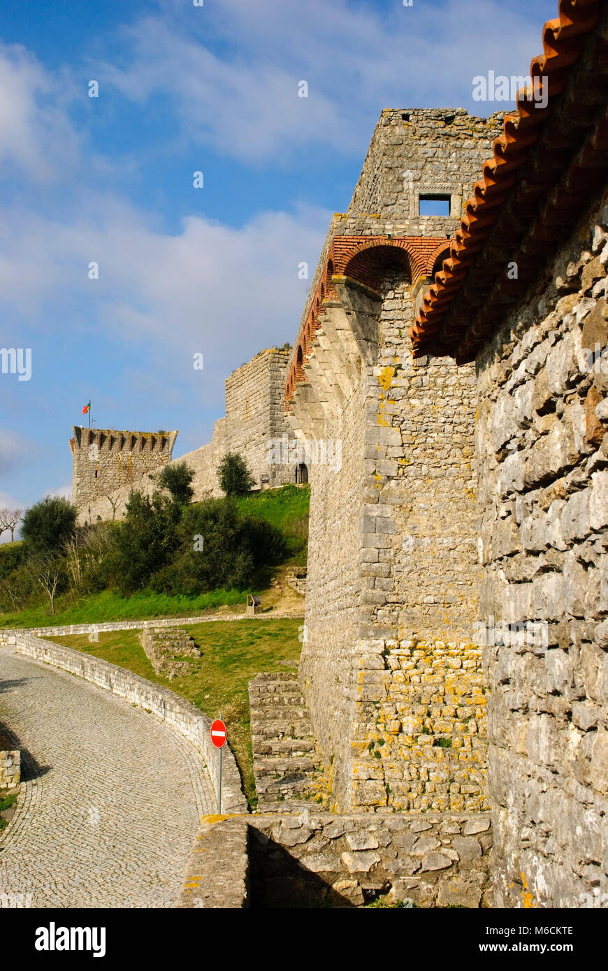 Castle in Ourem, Portugal Stock Photo - Alamy