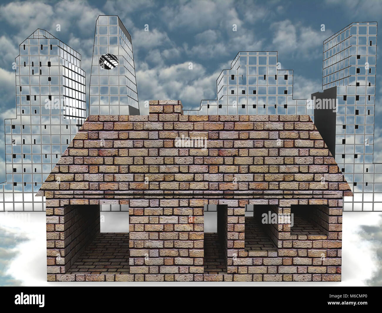 a very modern house Stock Photo - Alamy