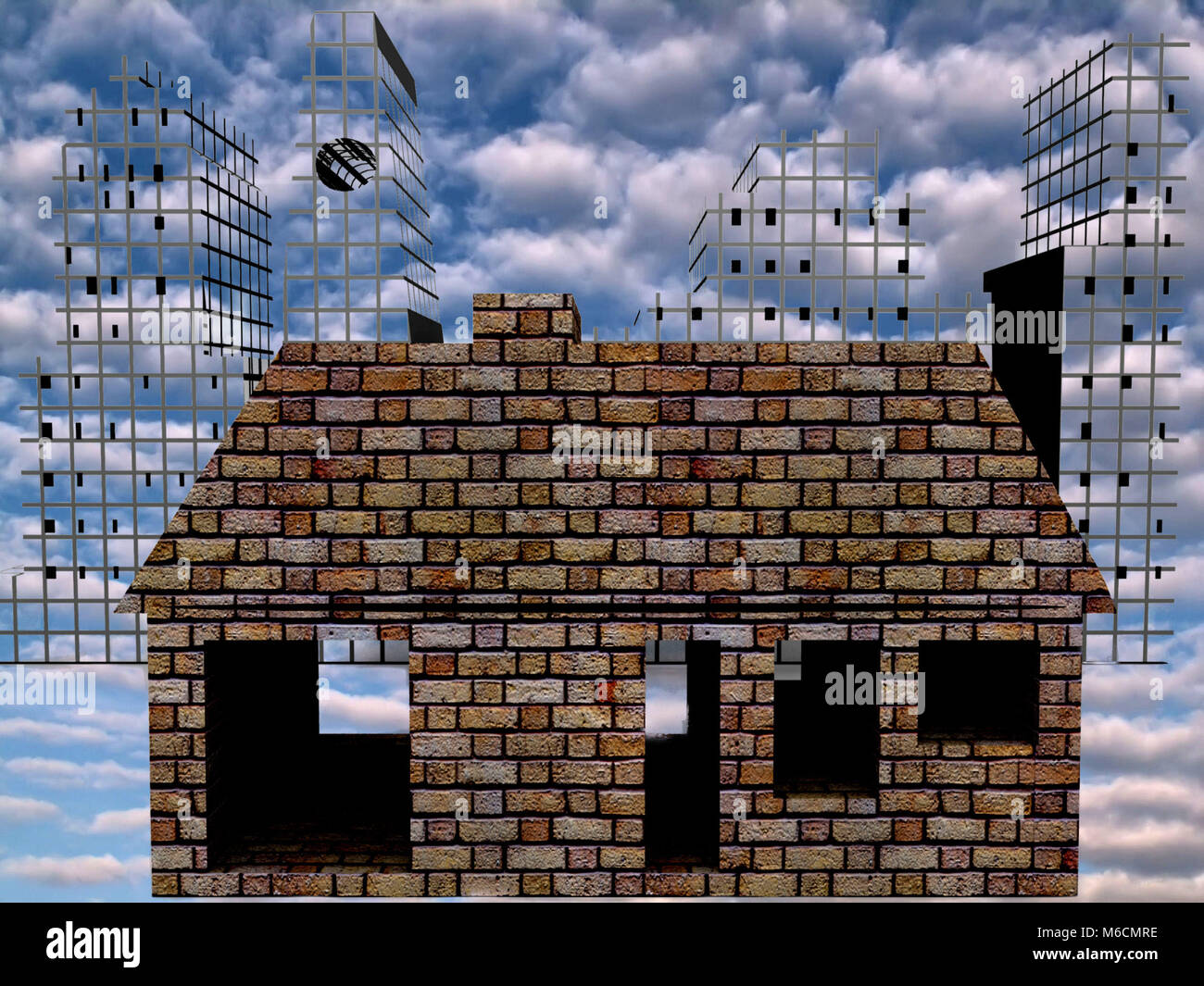 a very modern house Stock Photo - Alamy