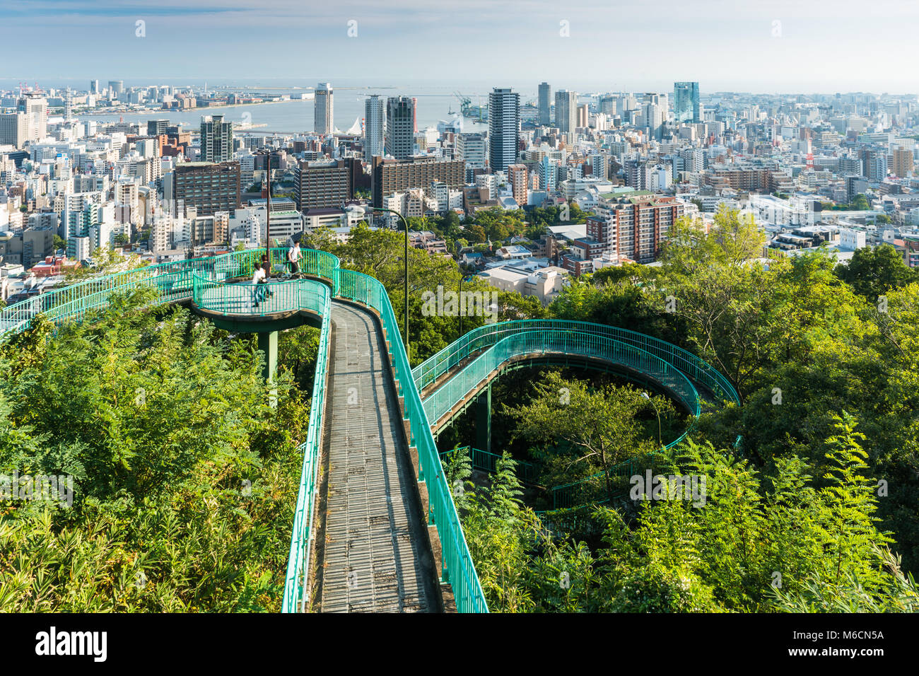Kobe, Japan. City scape from Venus Bridge Stock Photo - Alamy