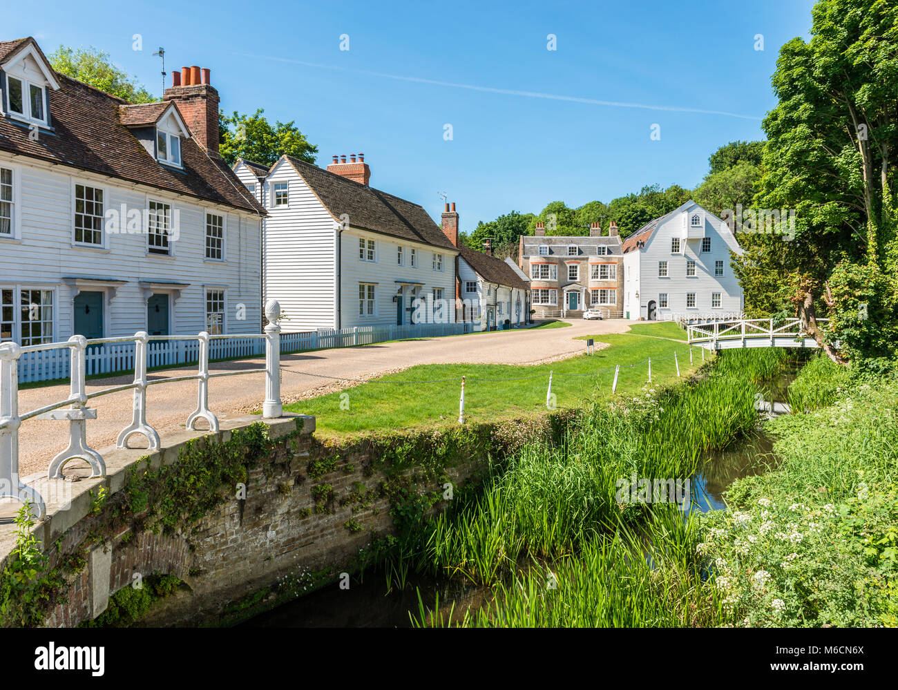 Farningham Mill, Farningham village, Kent Stock Photo - Alamy