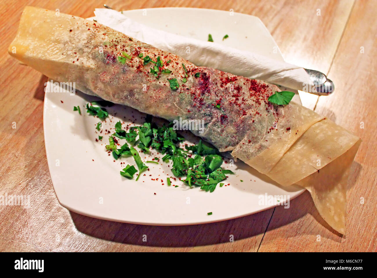 The georgian Kebab on the plate, Georgia Stock Photo - Alamy