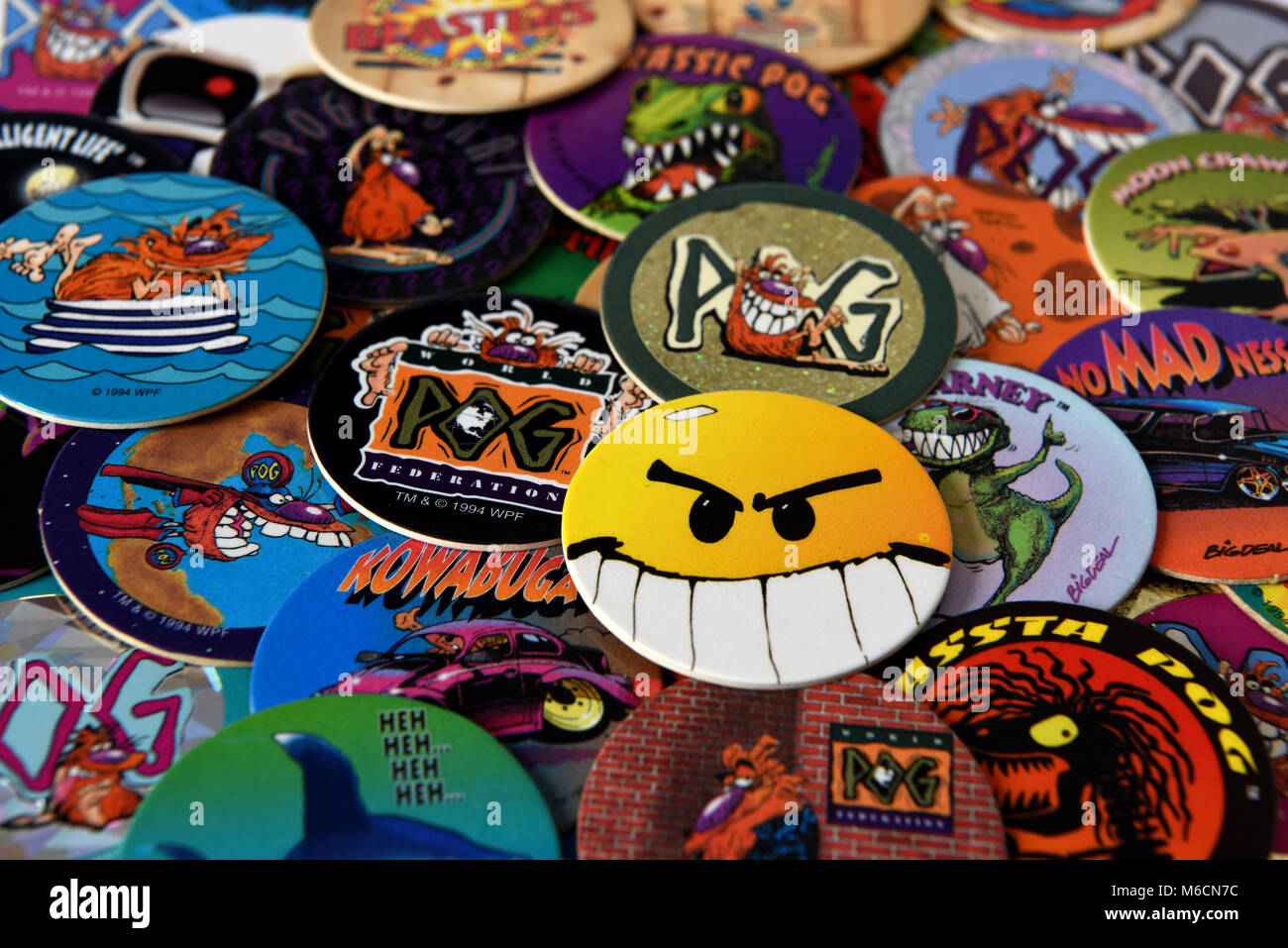 Pog slammers hi-res stock photography and images - Alamy