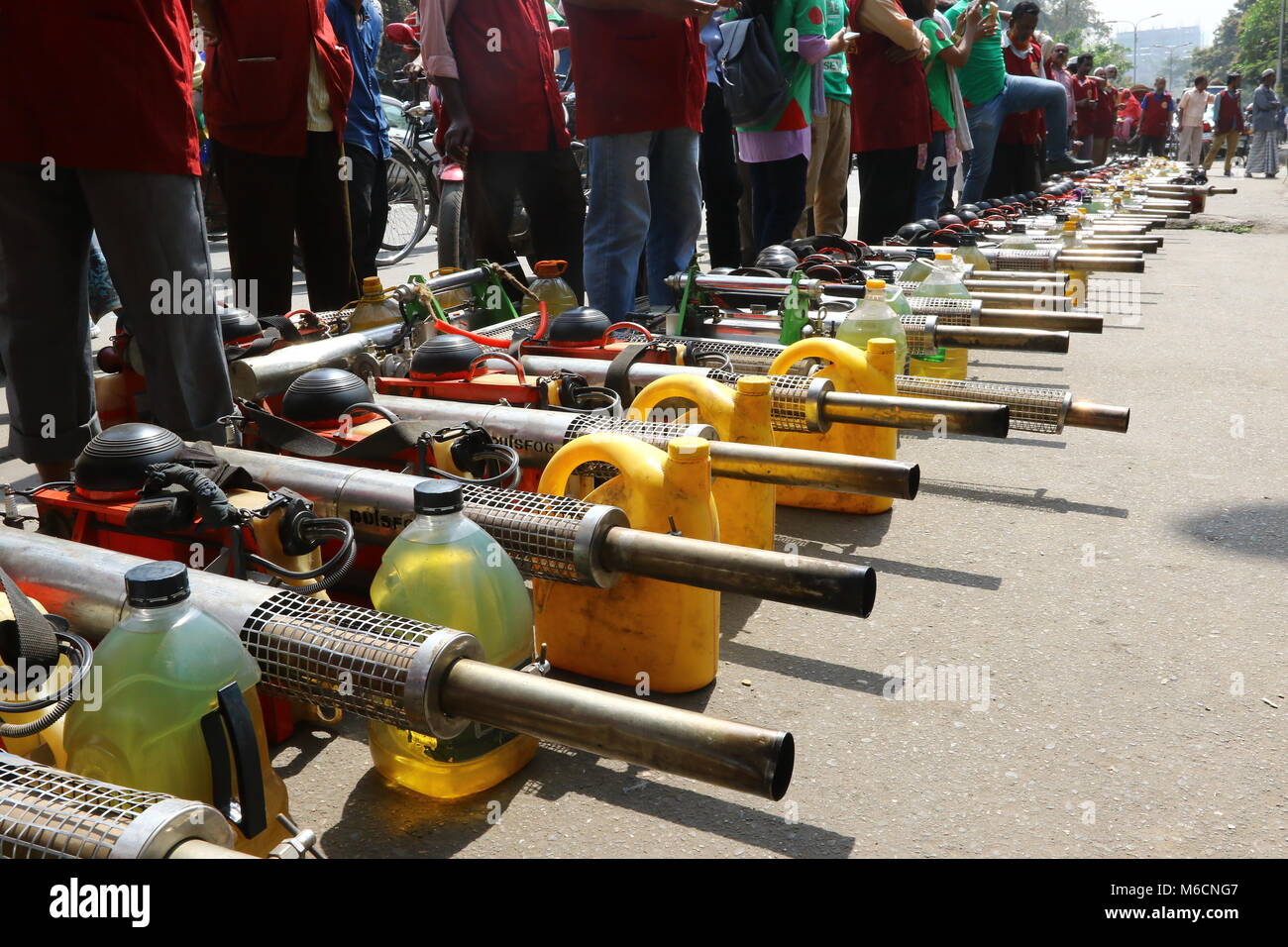 Fogging machines equipment preparing and serviced to use for kills ...