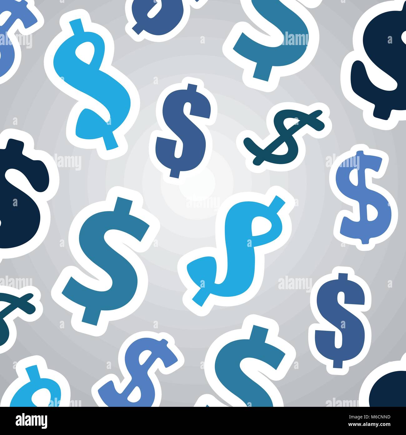 Background with Dollar Signs - Business Concept Design Stock Vector ...
