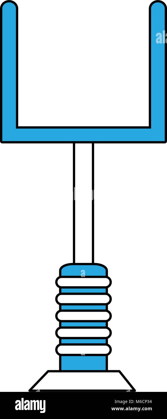 Football goal post symbol Stock Vector Image & Art - Alamy