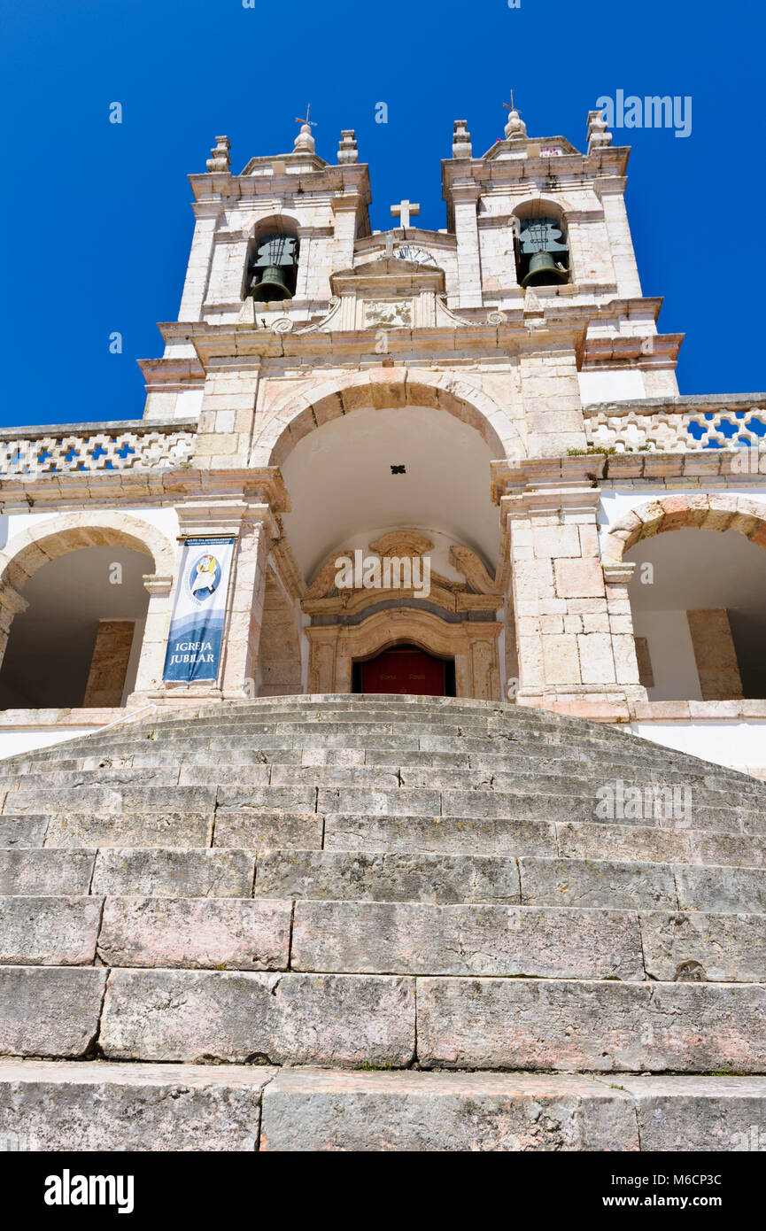 Nossa Senhora de Nazare Church, Nazare, Portugal Stock Photo - Alamy