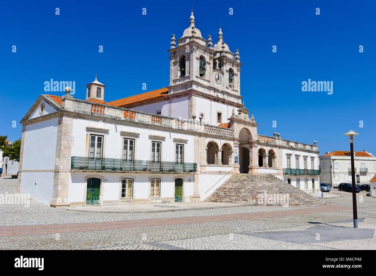 Nossa Senhora de Nazare Church, Nazare, Portugal Stock Photo - Alamy