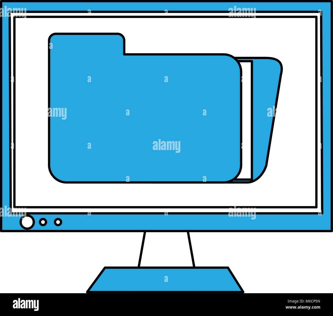 Computer screen symbol Stock Vector Image & Art - Alamy